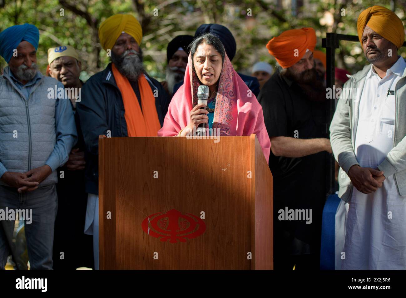 April 21, 2024, Rome, Italy: Ms VANI SARRAJU RAO, the Ambassador of ...