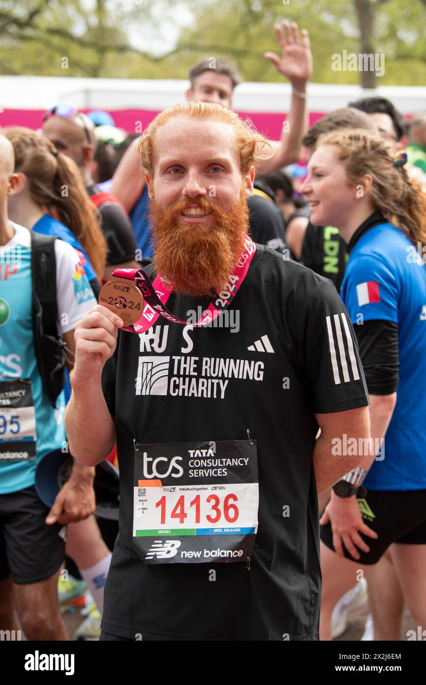 Russ Cook photographed ahead of the start of the 2024 TCS London ...