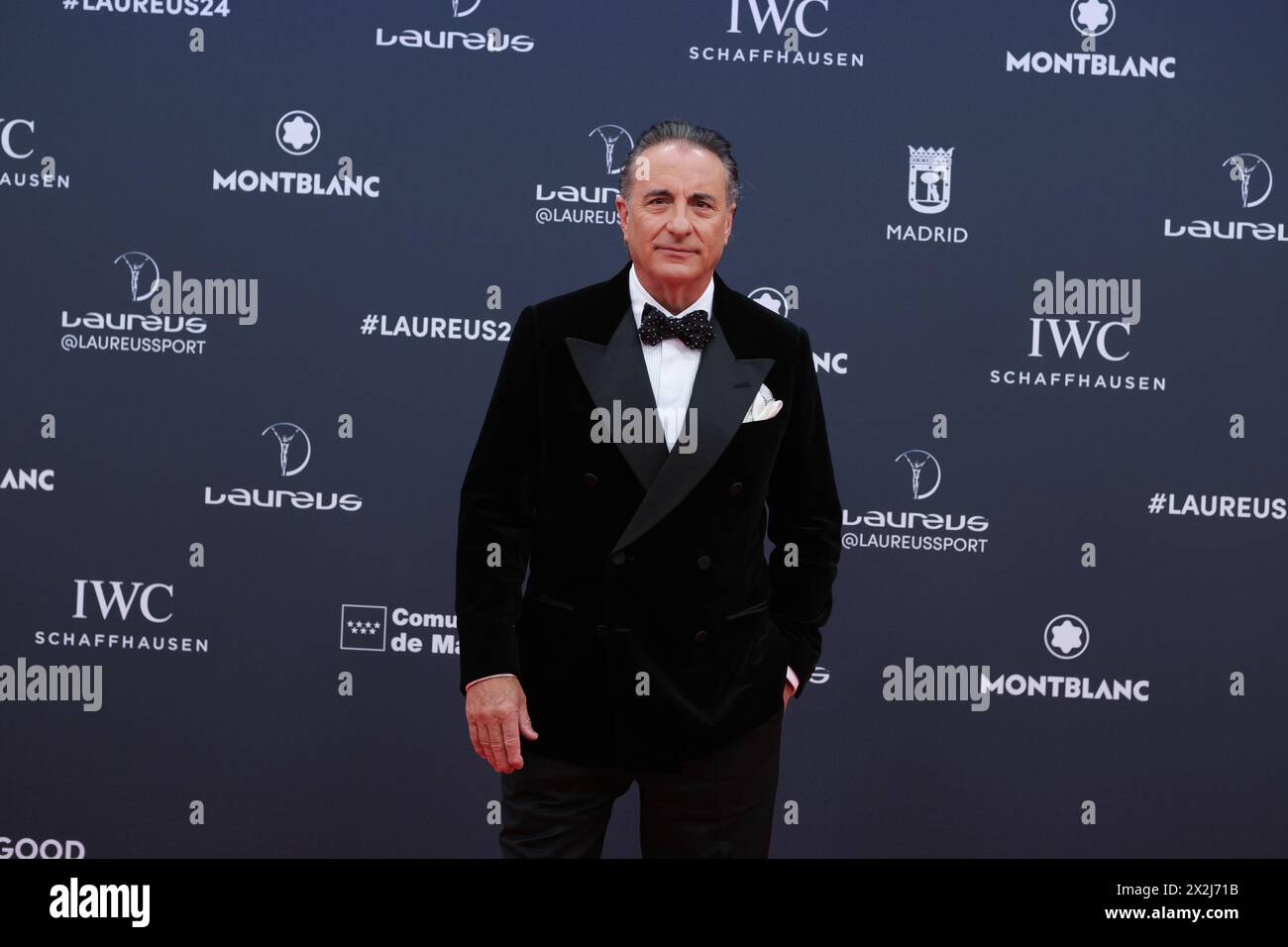 Madrid, Spain. 22nd Apr, 2024. Andy Garcia arrives at the Laureus World ...