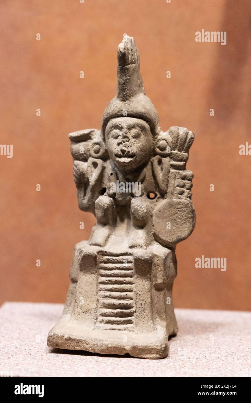 Xochiquetzal; sculpture of Aztec goddess of fertlity, beauty and love ...