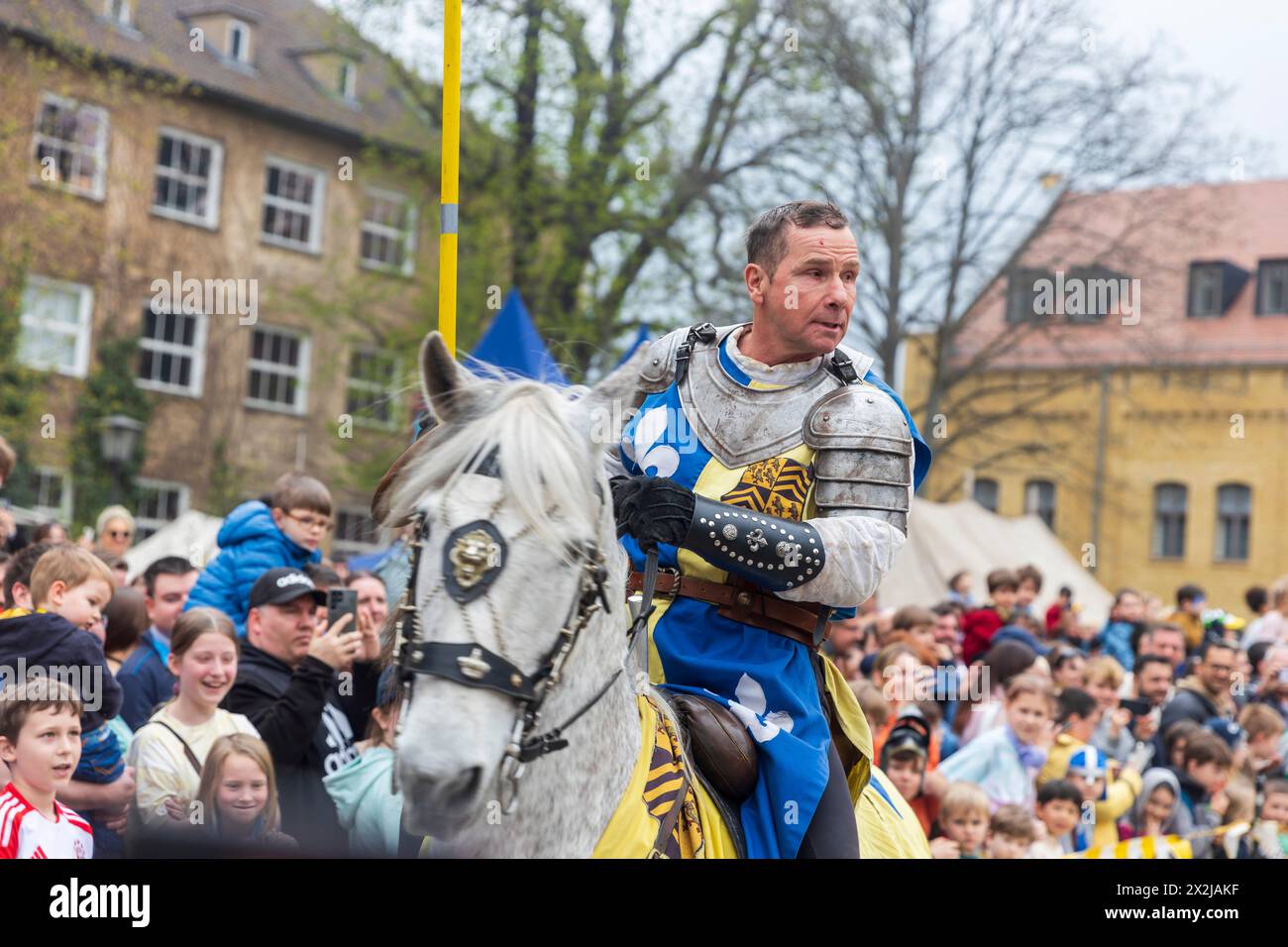 Berlin, Germany - 30 March, 2024: Medieval Fair: Easter Knight ...