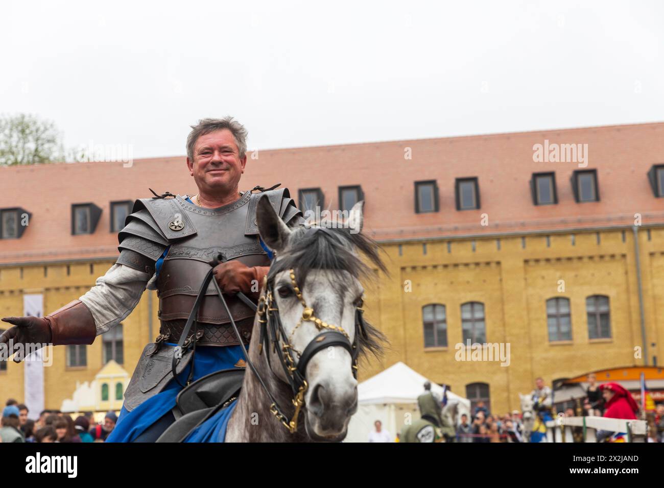 Berlin, Germany - 30 March, 2024: Medieval Fair: Easter Knight ...