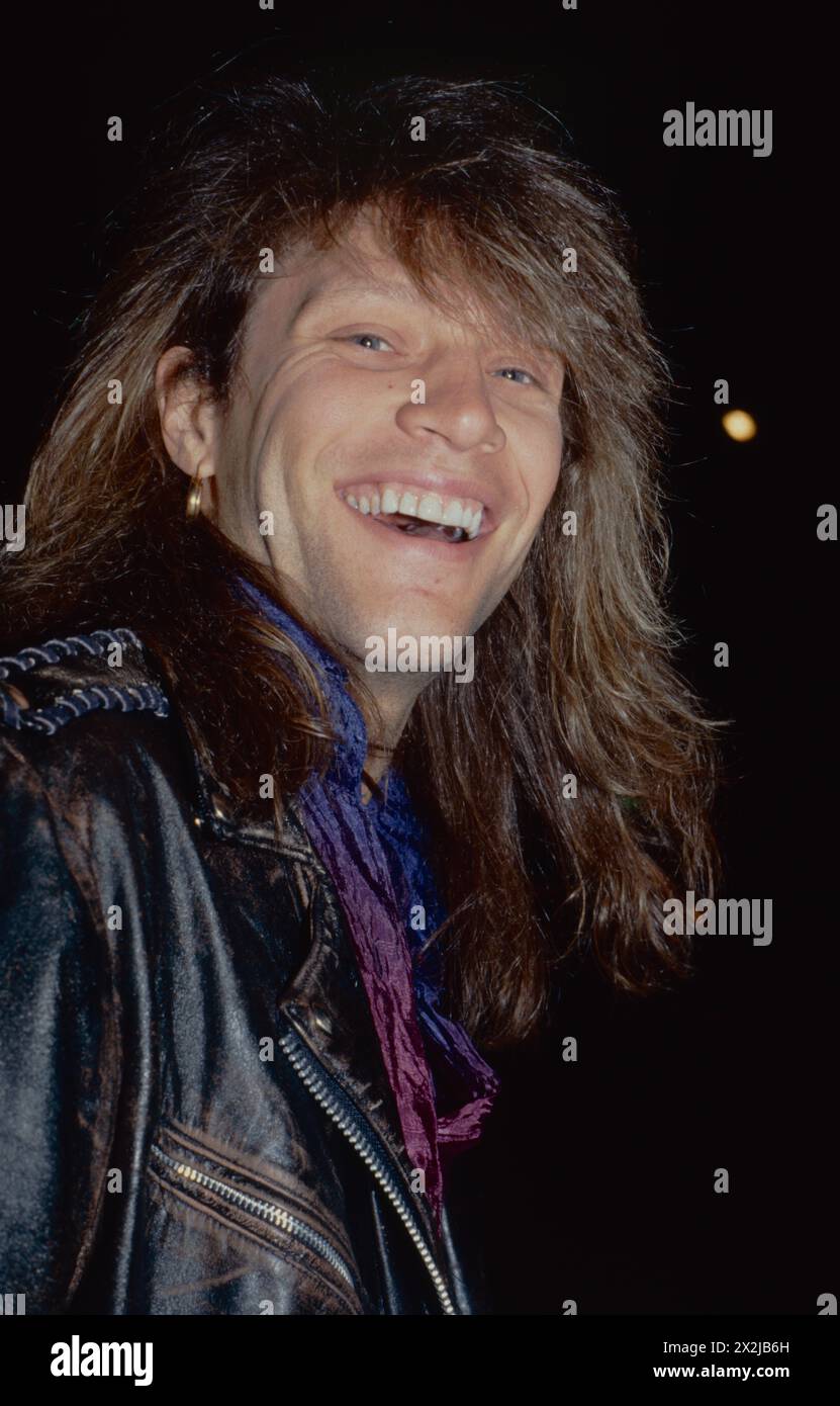 Jon Bon Jovi in New York City in May 1991. Photo Credit: Henry McGee ...