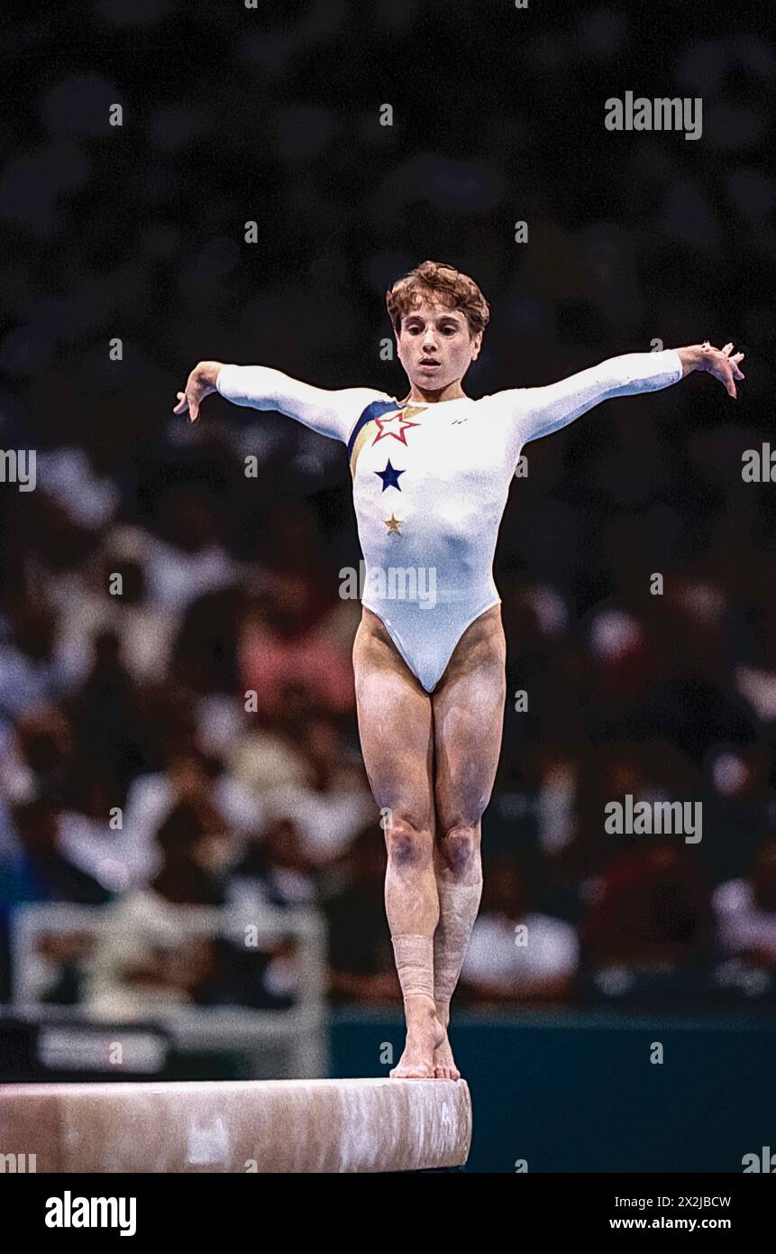 1996 summer olympic games balance beam hi-res stock photography and ...