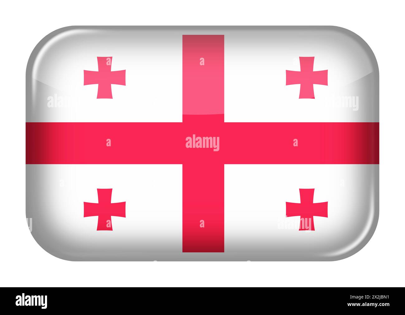 Georgia republic flag hi-res stock photography and images - Alamy