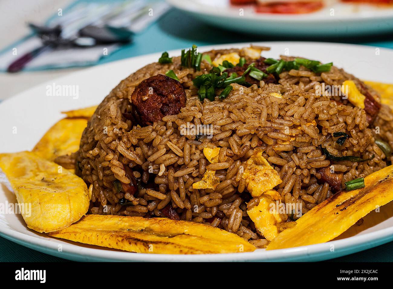 Chaufa regional, typical dish from the Northeastern jungle region of ...