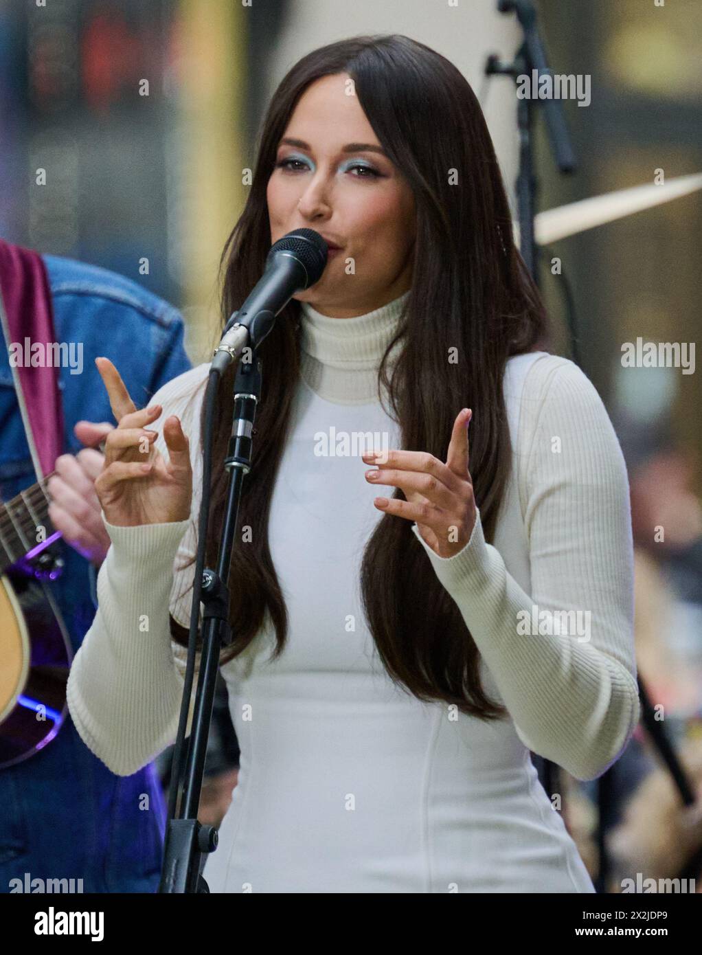 NEW YORK, NY, USA - MARCH 15, 2024: Kacey Musgraves Performs on NBC's ...