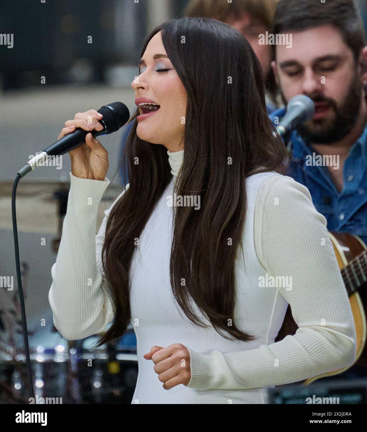 NEW YORK, NY, USA - MARCH 15, 2024: Kacey Musgraves Performs on NBC's ...
