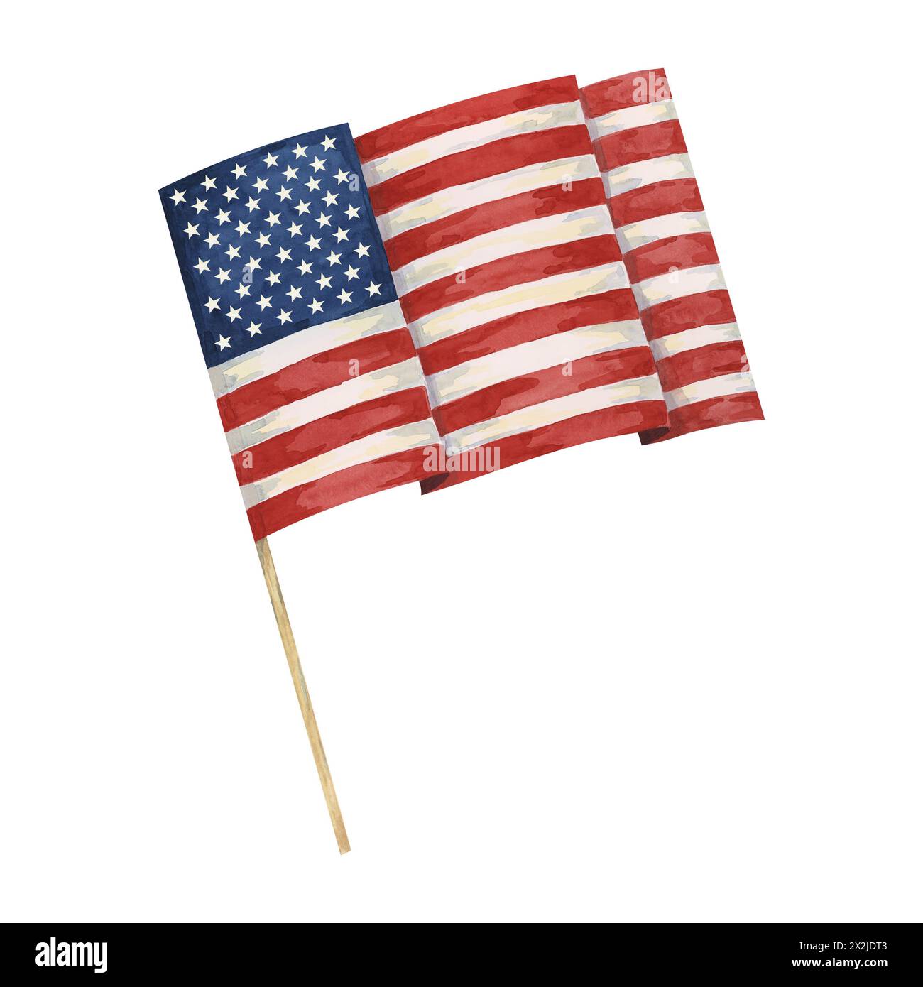 Memorial Day, Independence Day clipart. US flag, stars and stripes ...