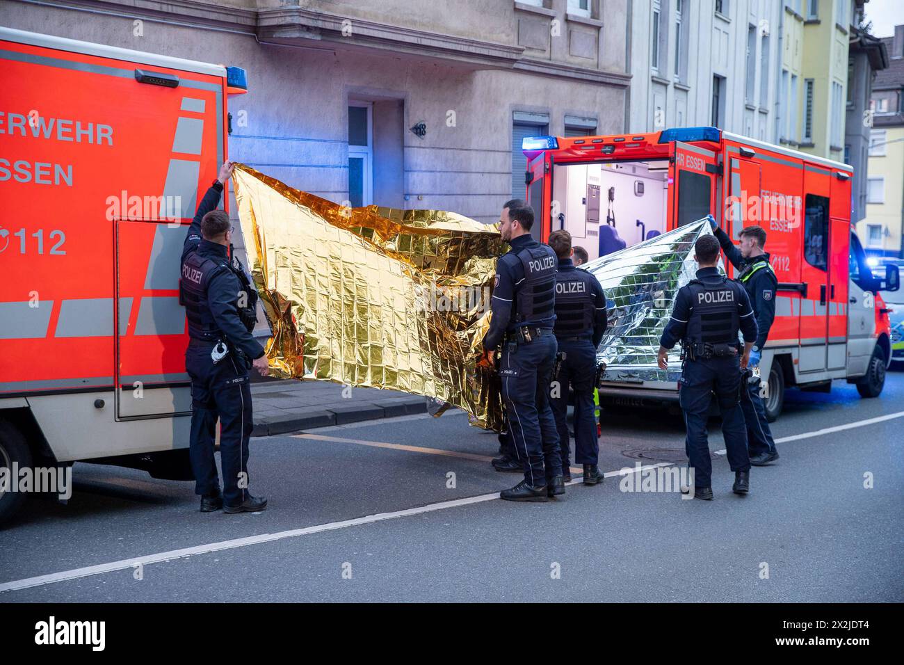 Gegen 19:20 Uhr am Montagabend 22.04. alarmierte ein Essener die ...