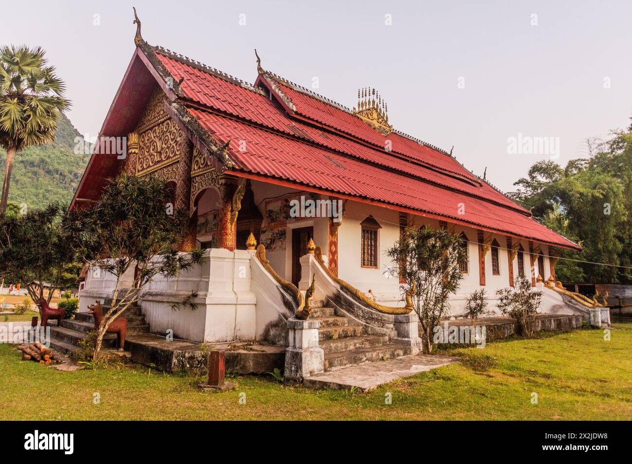Wat Orchan Sayayaram (Wat Okad Sayaram) Buddhist temple in Muang Ngoi ...