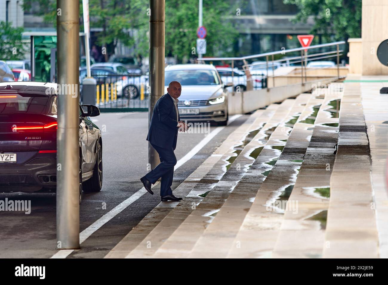 Bucharest, Romania. 22nd Apr, 2024: Catalin Cirstoiu, the joint ...