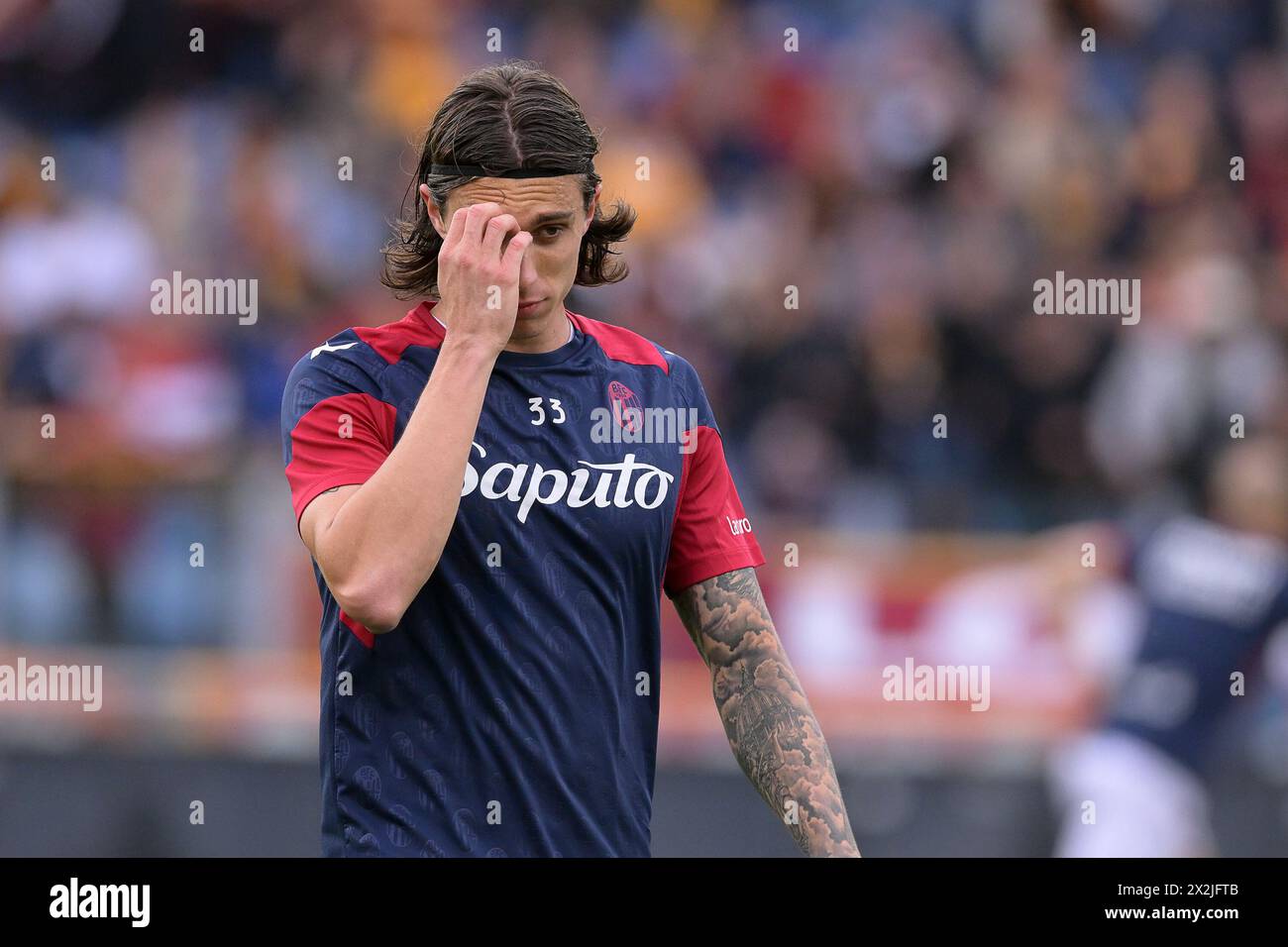 Roma, Italy. 22th April 2024, Stadio Olimpico, Roma, Italy; Serie A ...