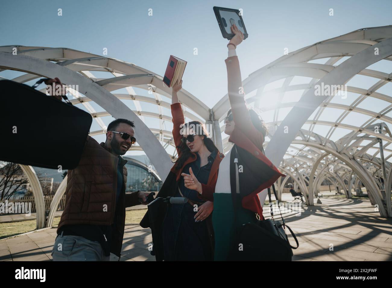 Celebrating leadership innovation community hi-res stock photography ...