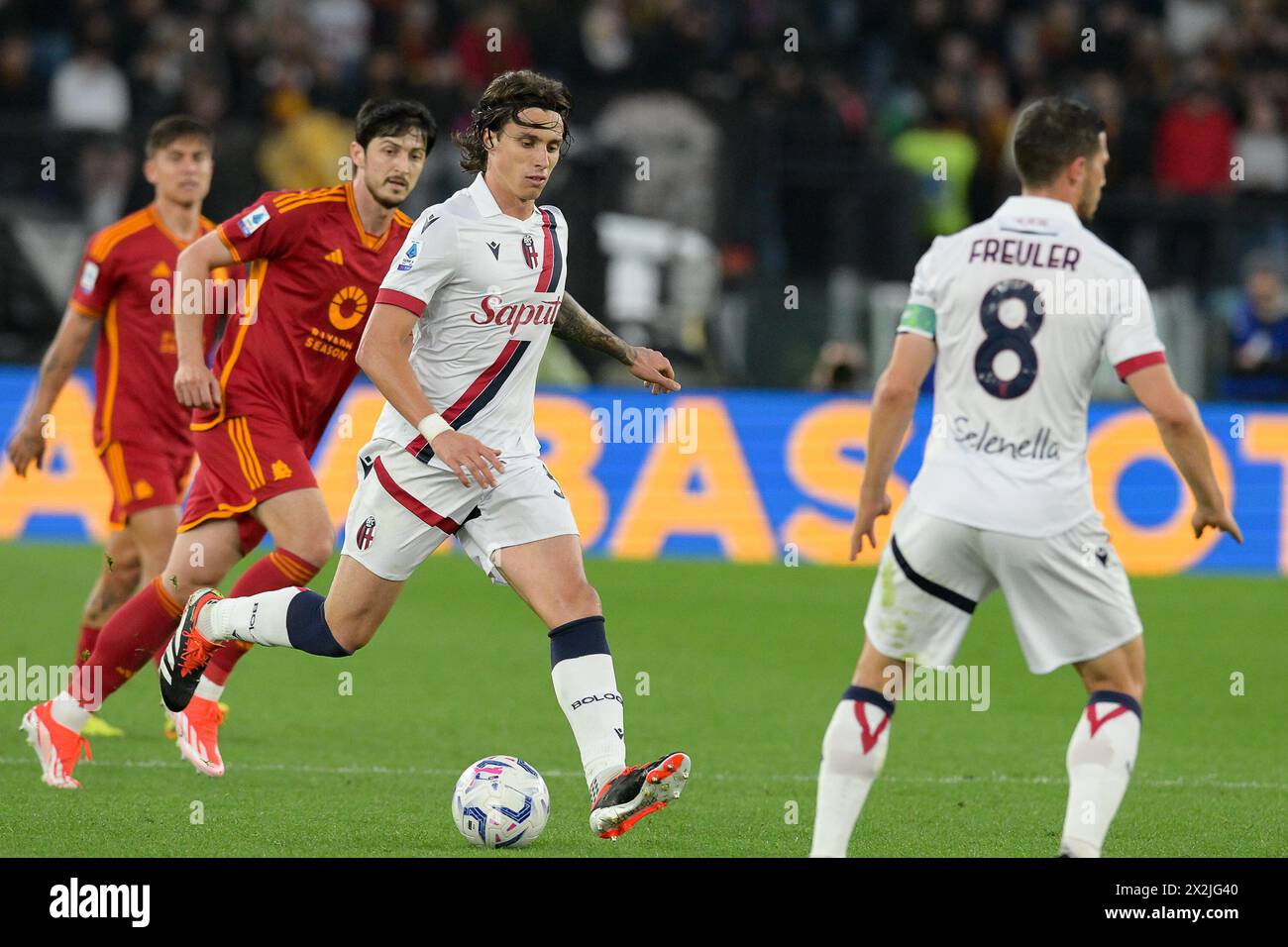 Roma, Italy. 22th April 2024, Stadio Olimpico, Roma, Italy; Serie A ...