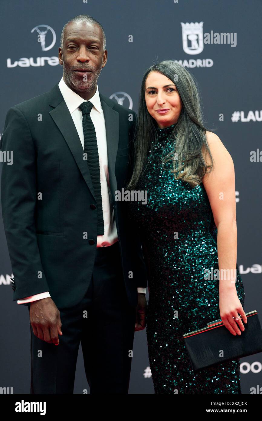 Madrid. Spain. 20240422, Michael Johnson, Armine Shamiryan attends ...