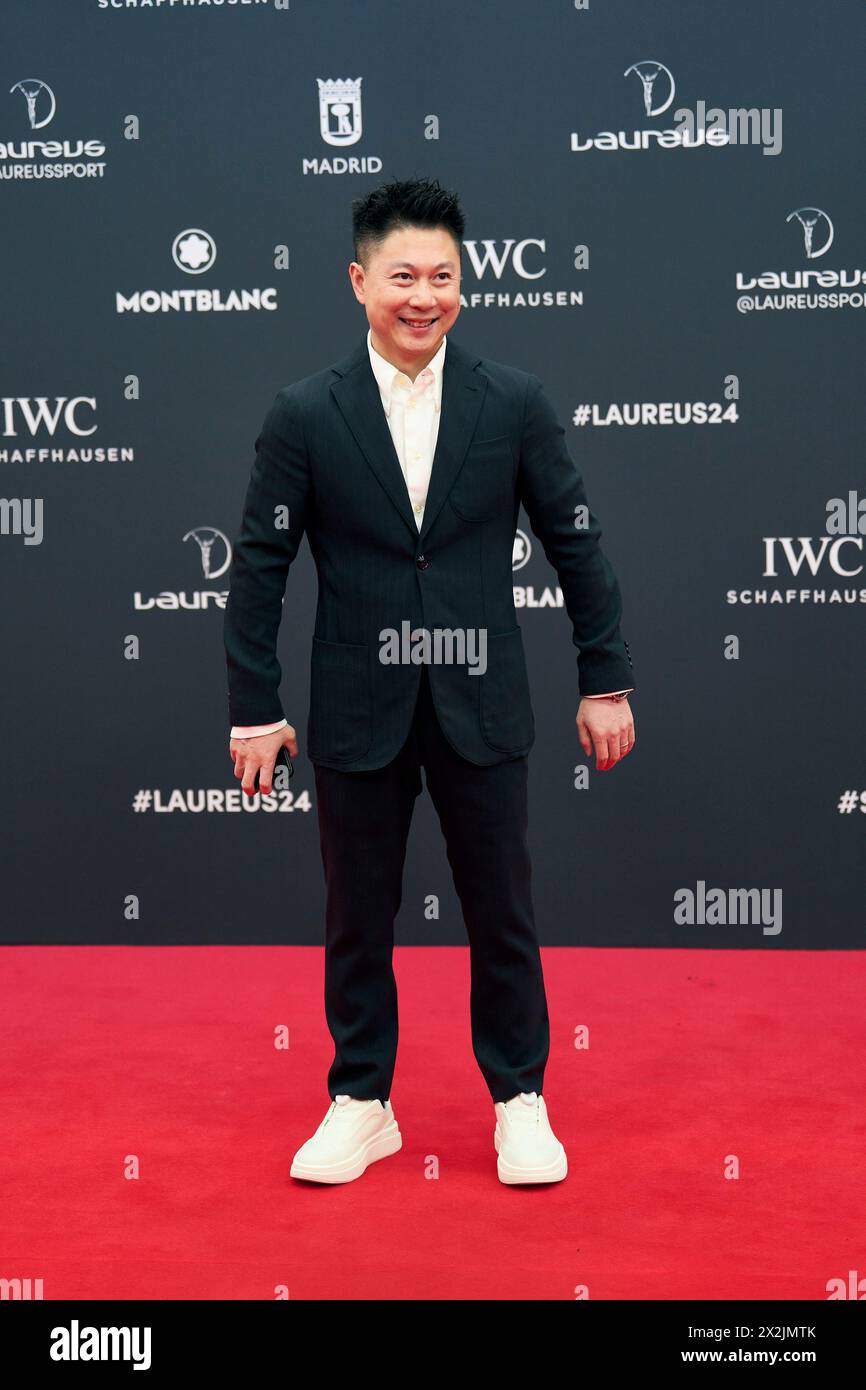 Madrid, Madrid, Spain. 22nd Apr, 2024. Xiaopeng Li attends Laureus ...