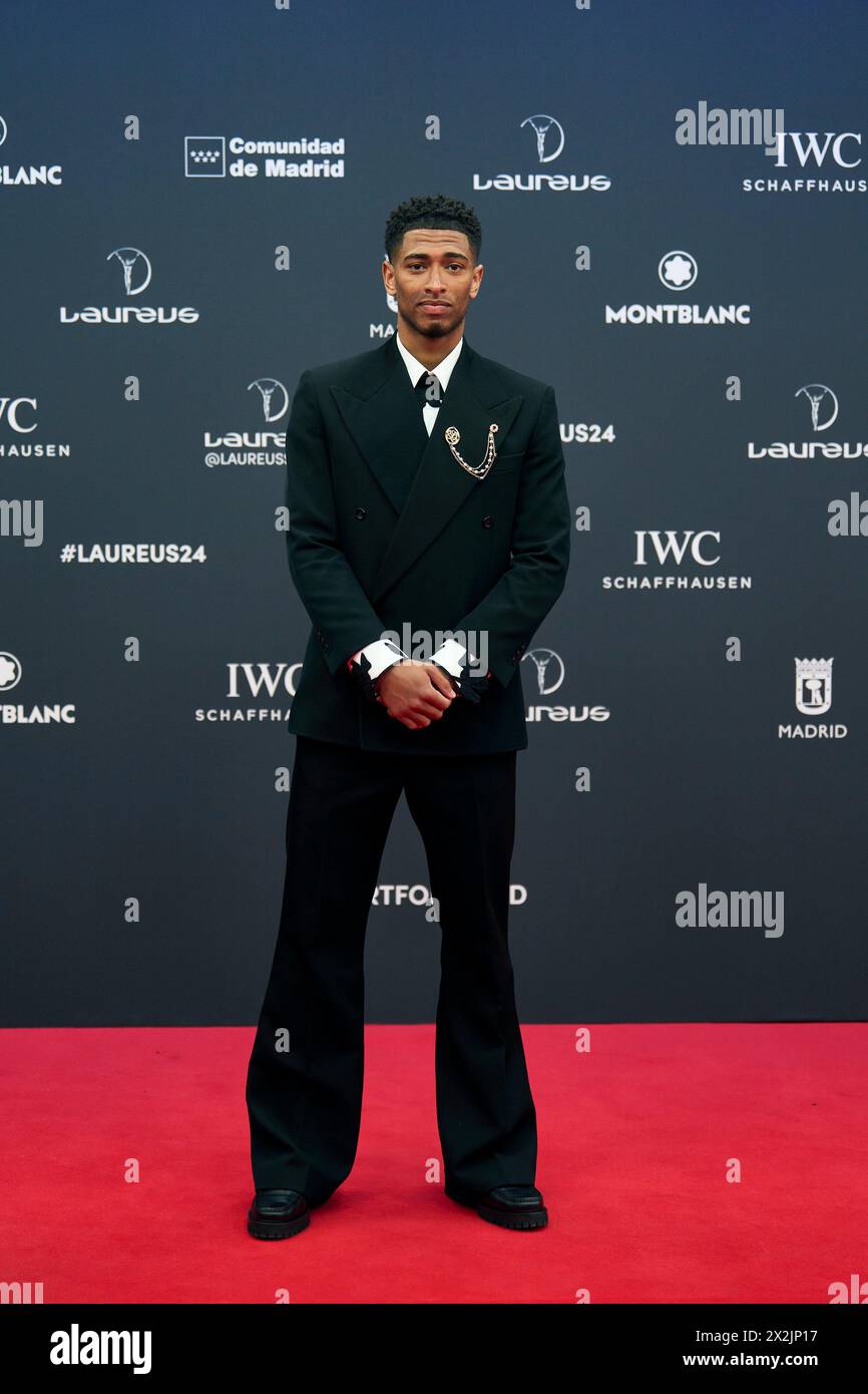 Madrid. Spain. 20240422, Jude Bellingham attends Laureus World Sports ...