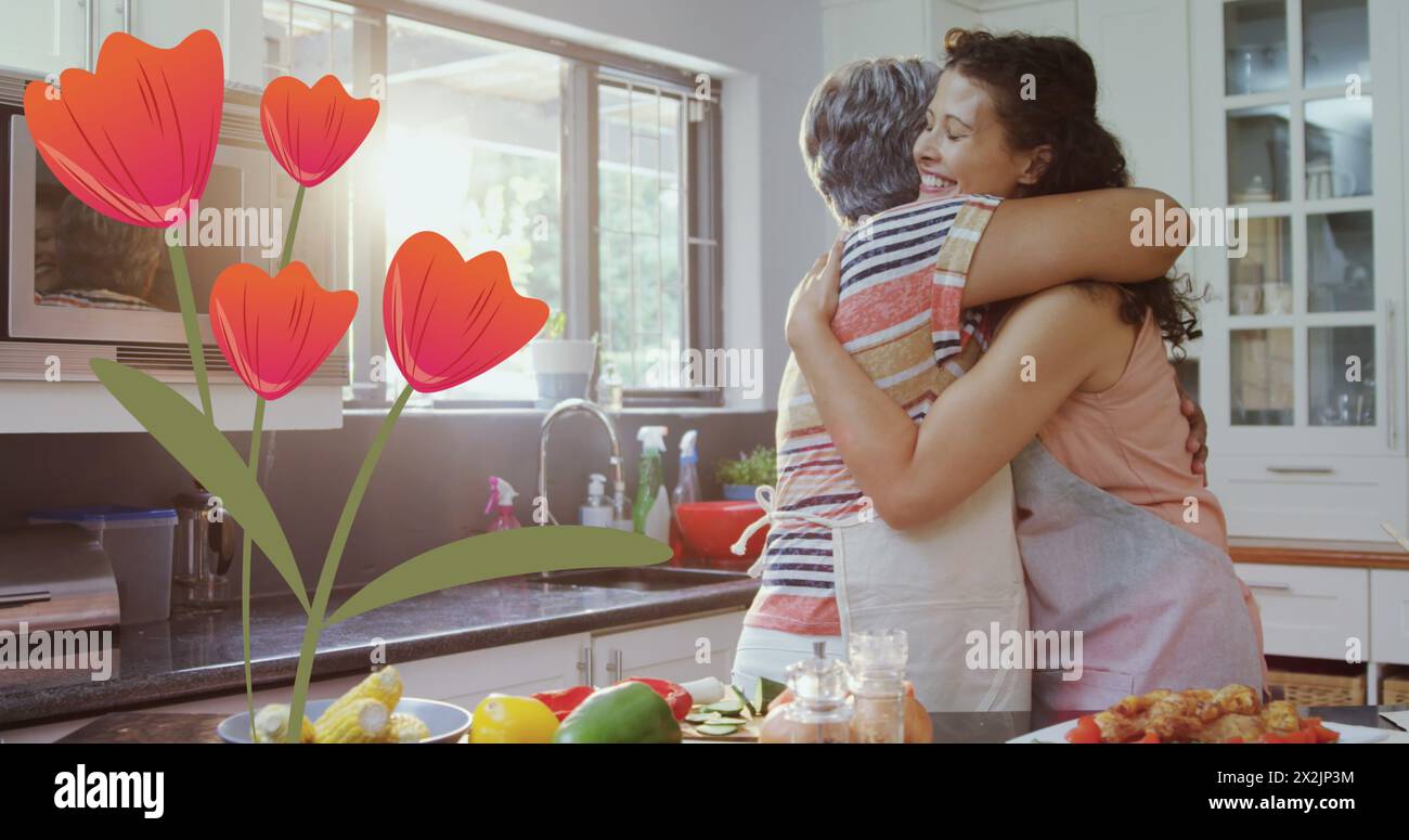 Happy young biracial mother hi-res stock photography and images - Alamy