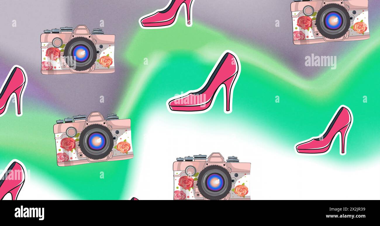 Colourful cameras hi-res stock photography and images - Alamy