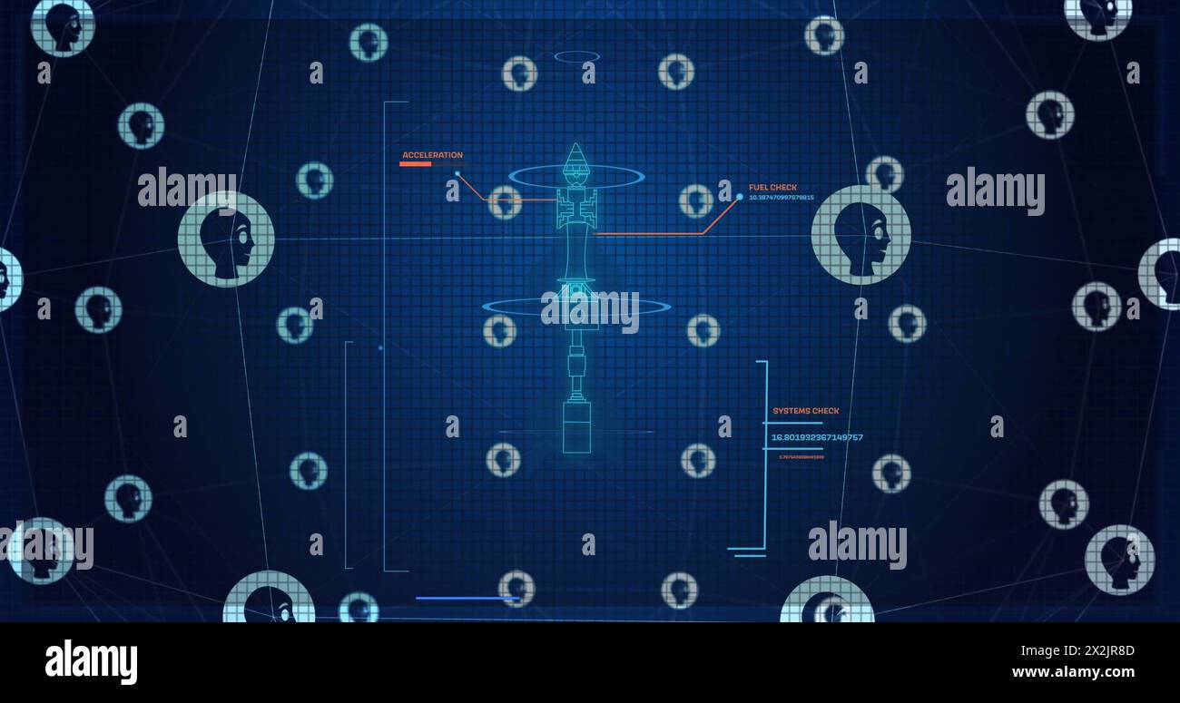 Animation network connections ai icons hi-res stock photography and images - Alamy