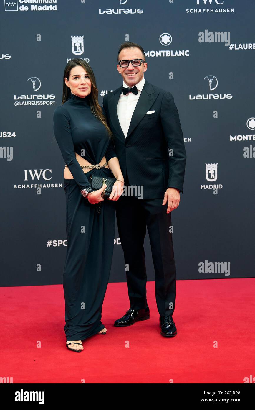 Madrid. Spain. 20240422, Sonia Amoruso, Alessandro Del Piero attends ...