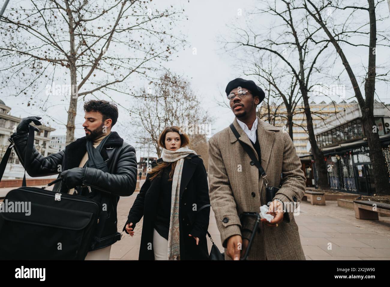 Business partners walk through hi-res stock photography and images - Alamy