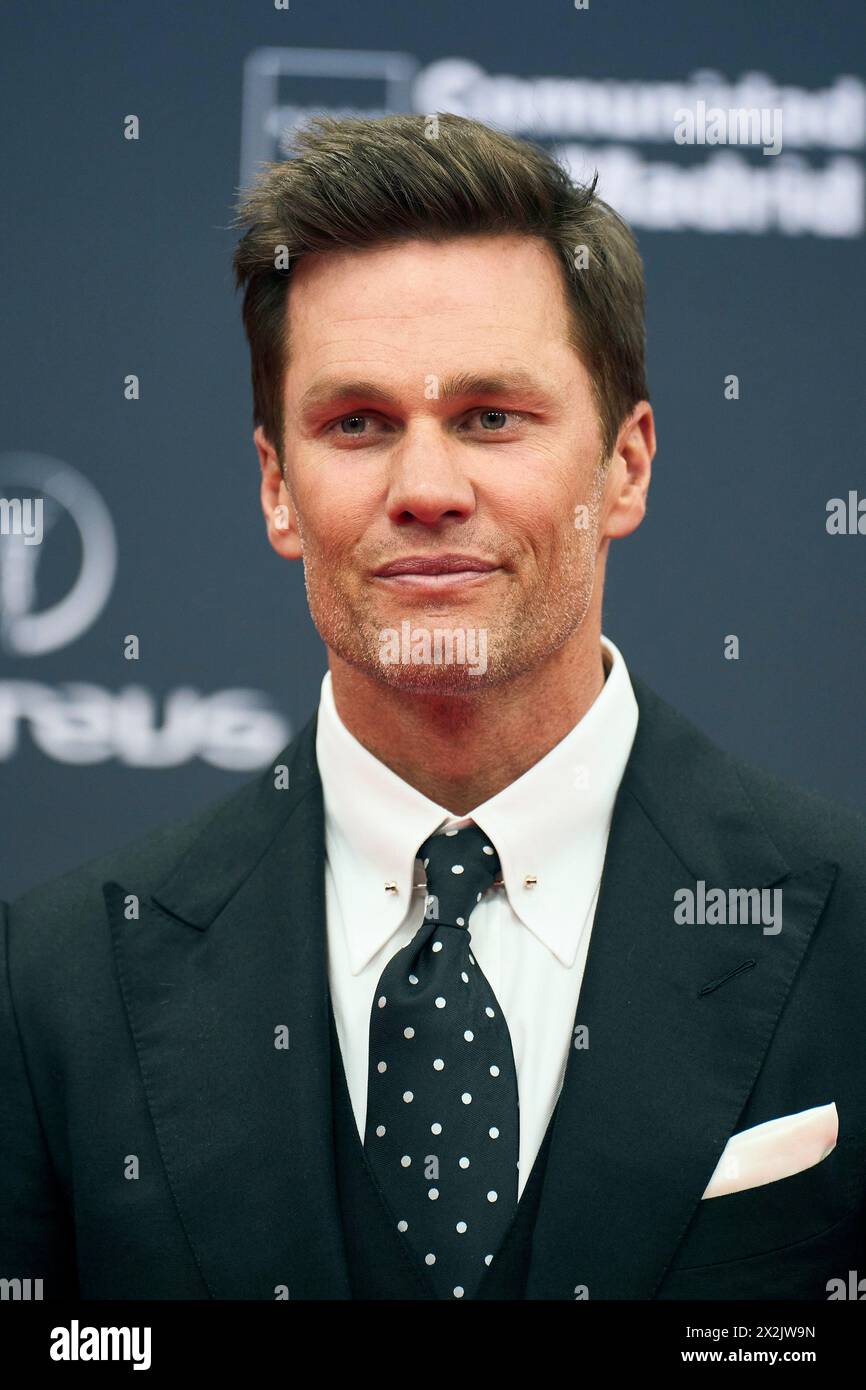 Madrid, Madrid, Spain. 22nd Apr, 2024. Tom Brady attends Laureus World ...