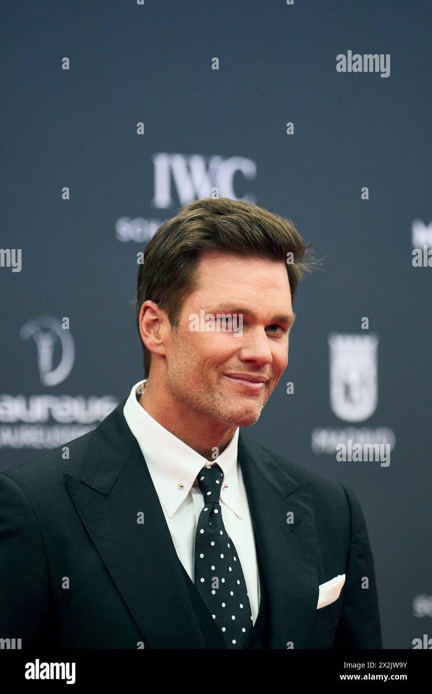 Madrid, Madrid, Spain. 22nd Apr, 2024. Tom Brady attends Laureus World ...