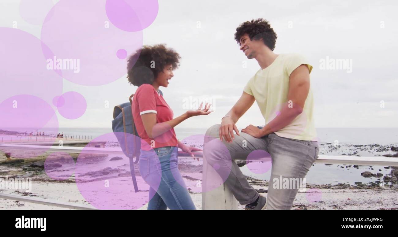 Beautiful couple talking together on hi-res stock photography and ...