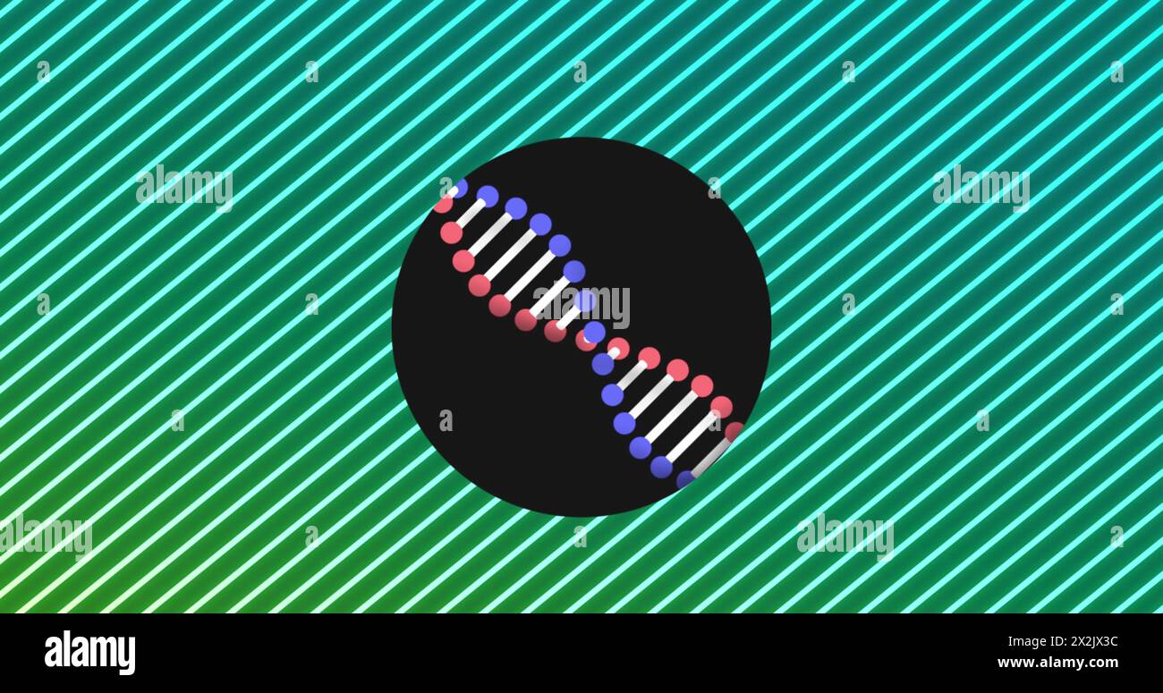 Animation dna strand glowing neon hi-res stock photography and images ...