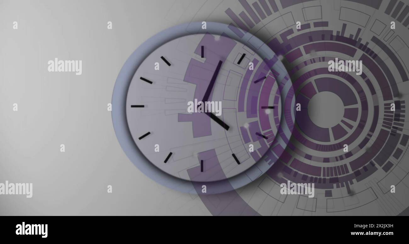 Animation scope scanning clock over hi-res stock photography and images - Alamy