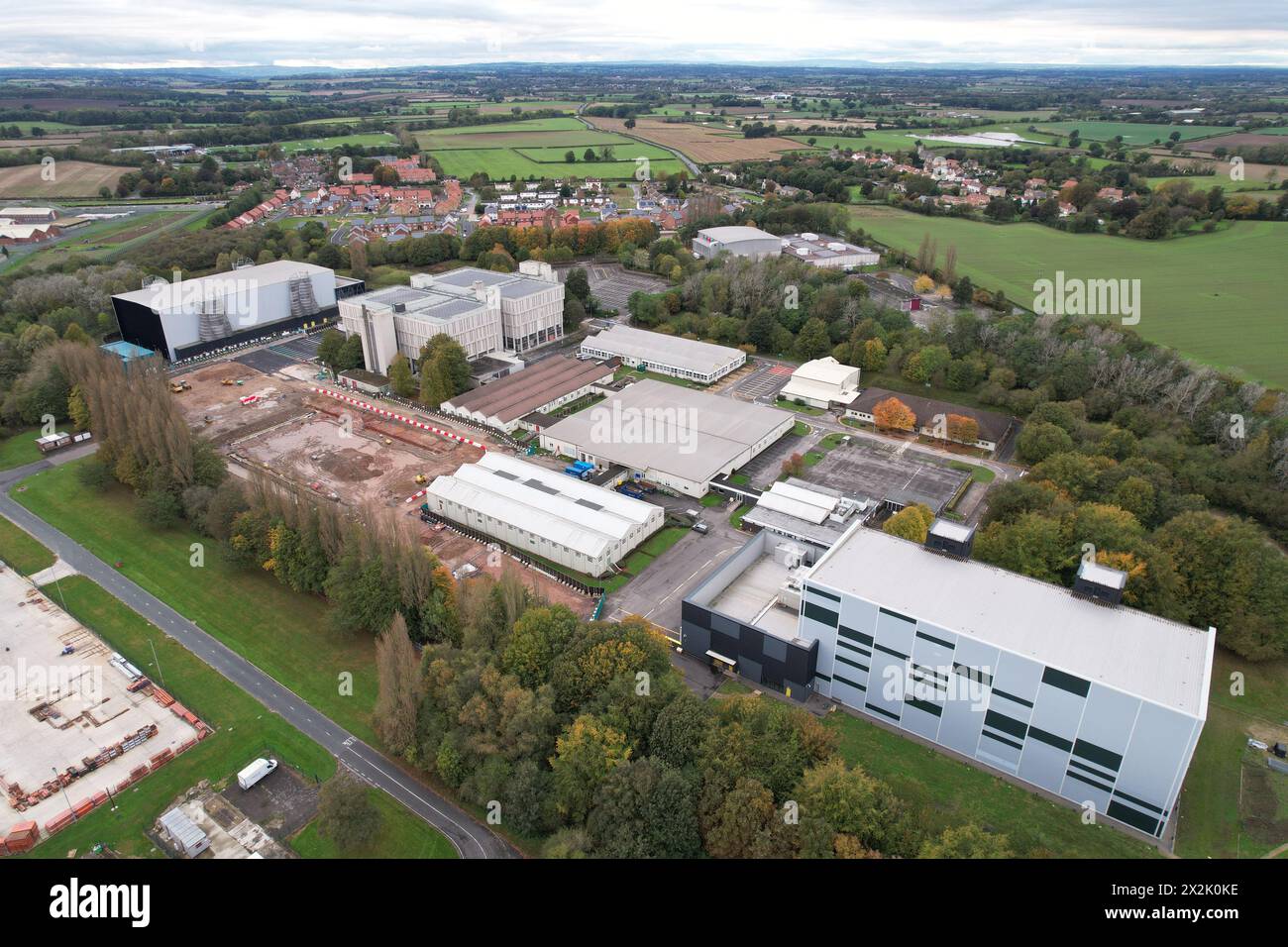 Construction of the British Library in October 2023 Stock Photo - Alamy