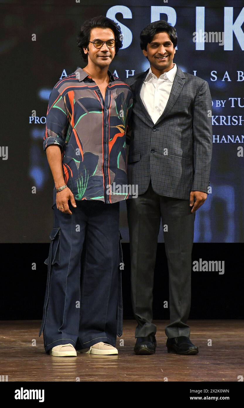 L-R Bollywood actor Rajkummar Rao, Founder and Chief Executive Officer ...