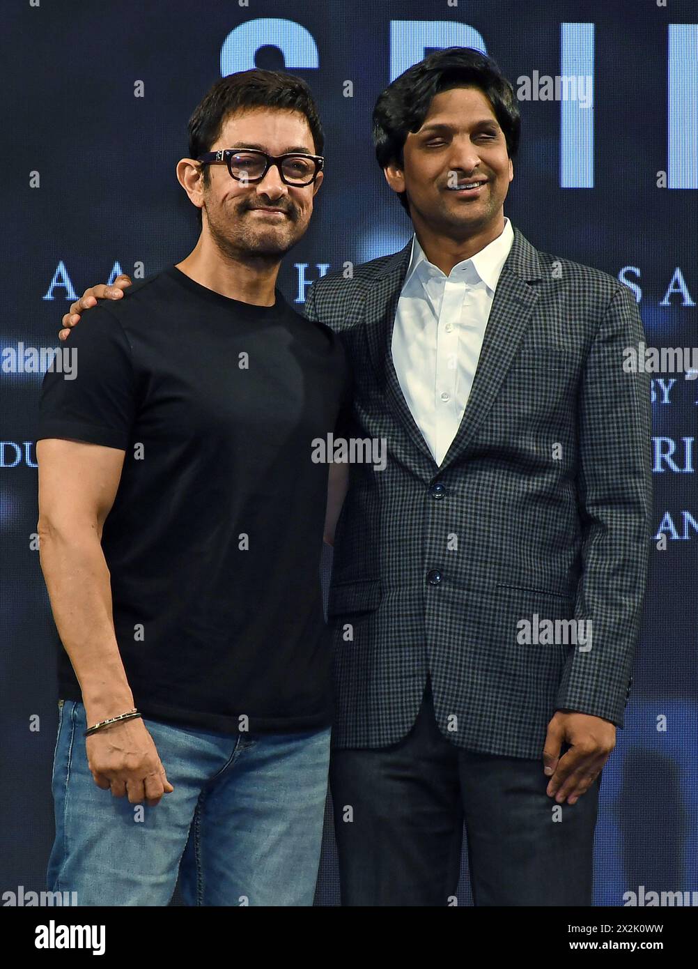 Mumbai, India. 22nd Apr, 2024. L-R Bollywood actor and filmmaker Aamir ...