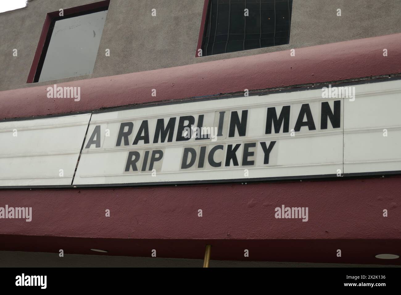 Los Angeles, California, USA 22nd April 2024 Billboard on Sunset Blvd ...