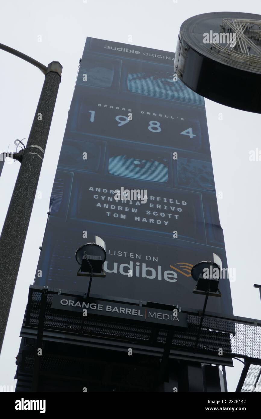 Los Angeles, California, USA 22nd April 2024 George OrwellÕs 1984 ...