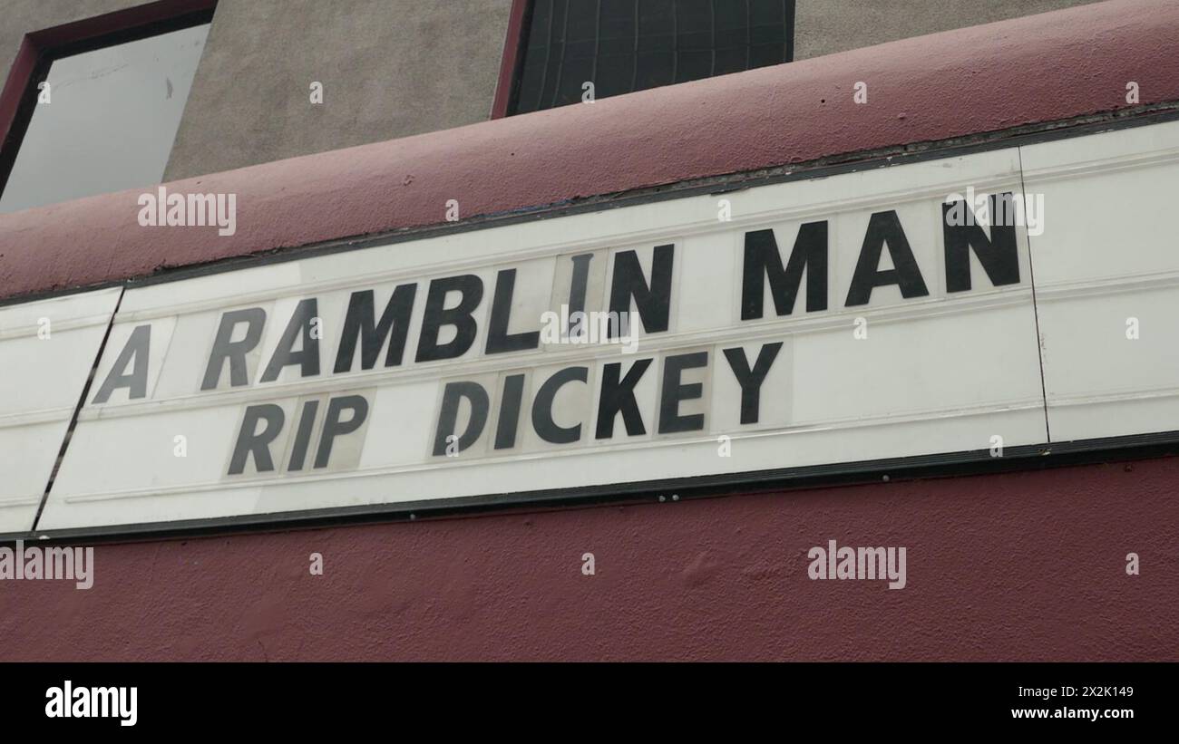 Los Angeles, California, USA 22nd April 2024 Billboard on Sunset Blvd ...