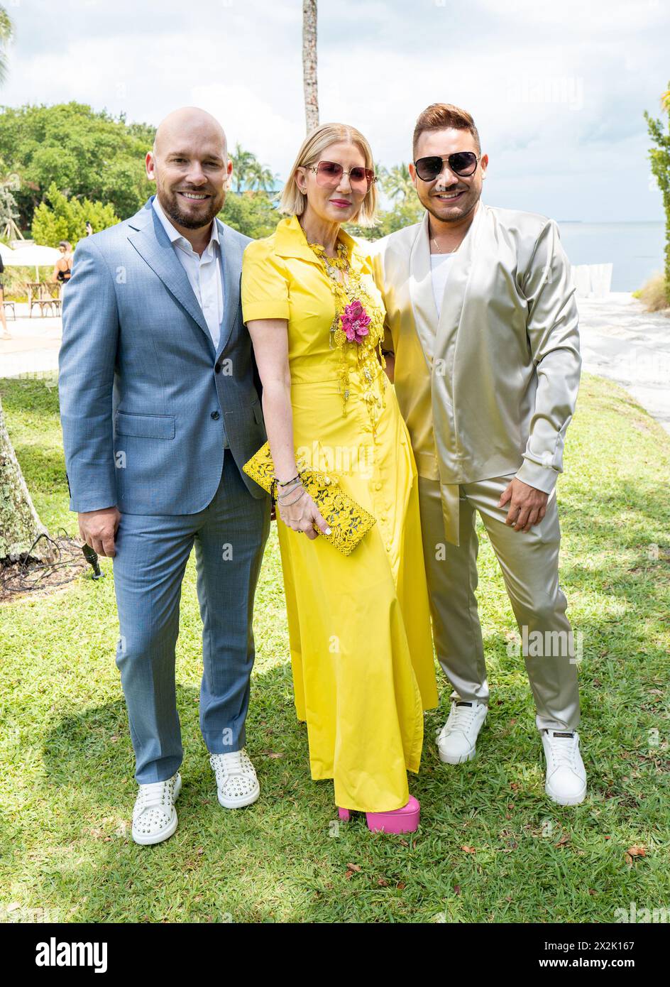 CORAL GABLES, FL-APRIL 22: Maykel Perez, Marile Lopez and Antonio ...
