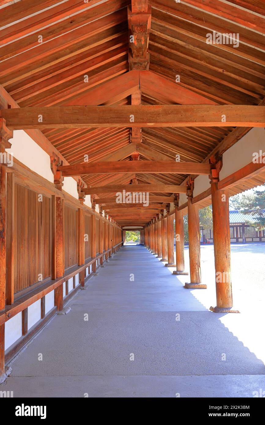 Horyu-ji, a Buddhist temple with world's oldest wooden buildings at ...