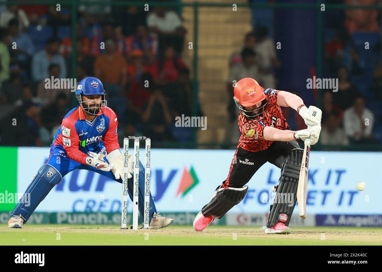 New Delhi, Delhi, India. 20th Apr, 2024. Nitish Reddy of Sunrisers ...