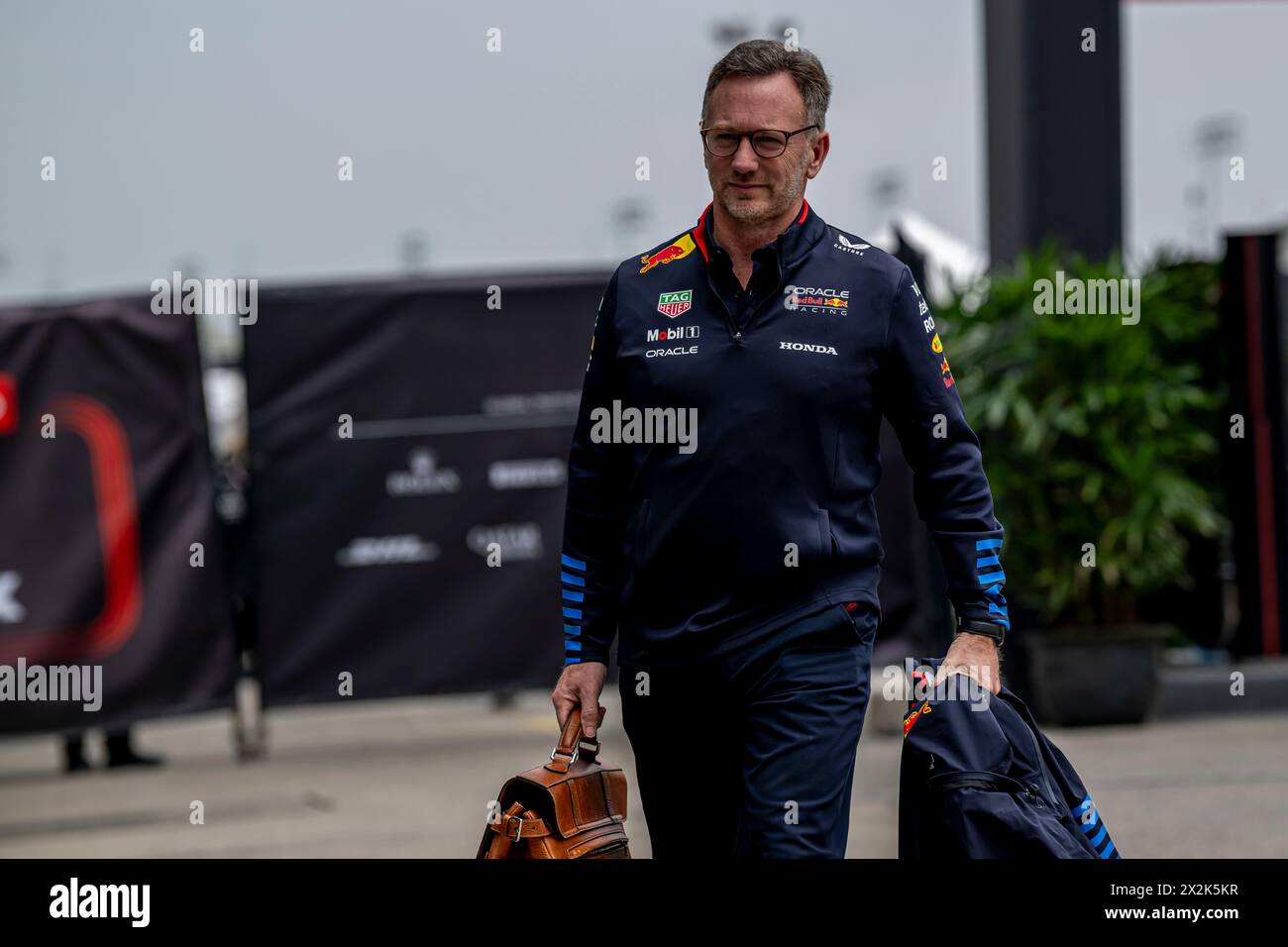 Shanghai, China, April 21, Christian Horner, from the United Kingdom ...