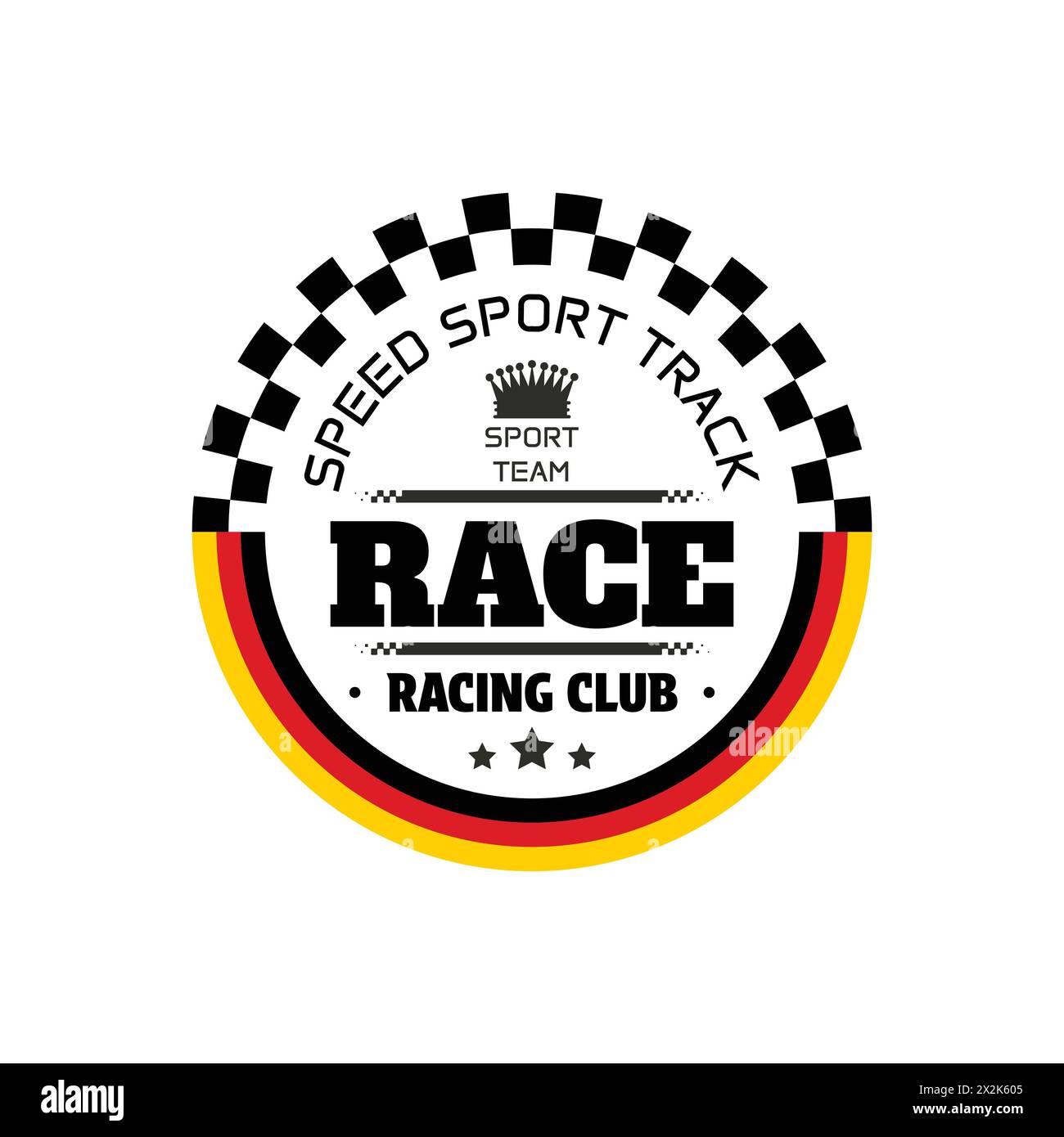 White Germany racing emblem Stock Vector Image & Art - Alamy