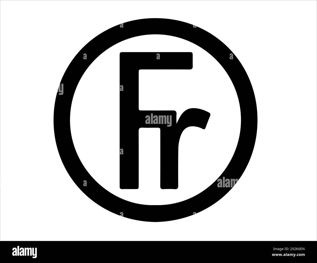 France franc currency sign silhouette Stock Vector Image & Art - Alamy