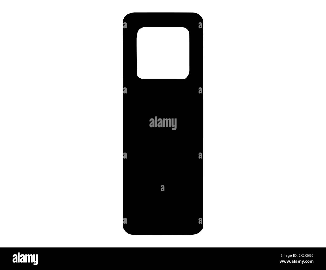 Door hanger silhouette vector art Stock Vector Image & Art - Alamy