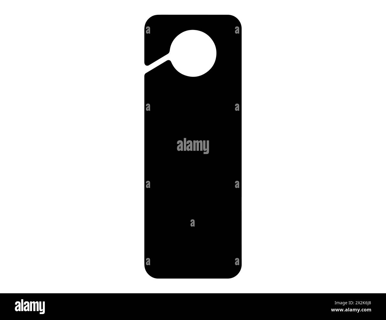 Door hanger silhouette vector art Stock Vector Image & Art - Alamy