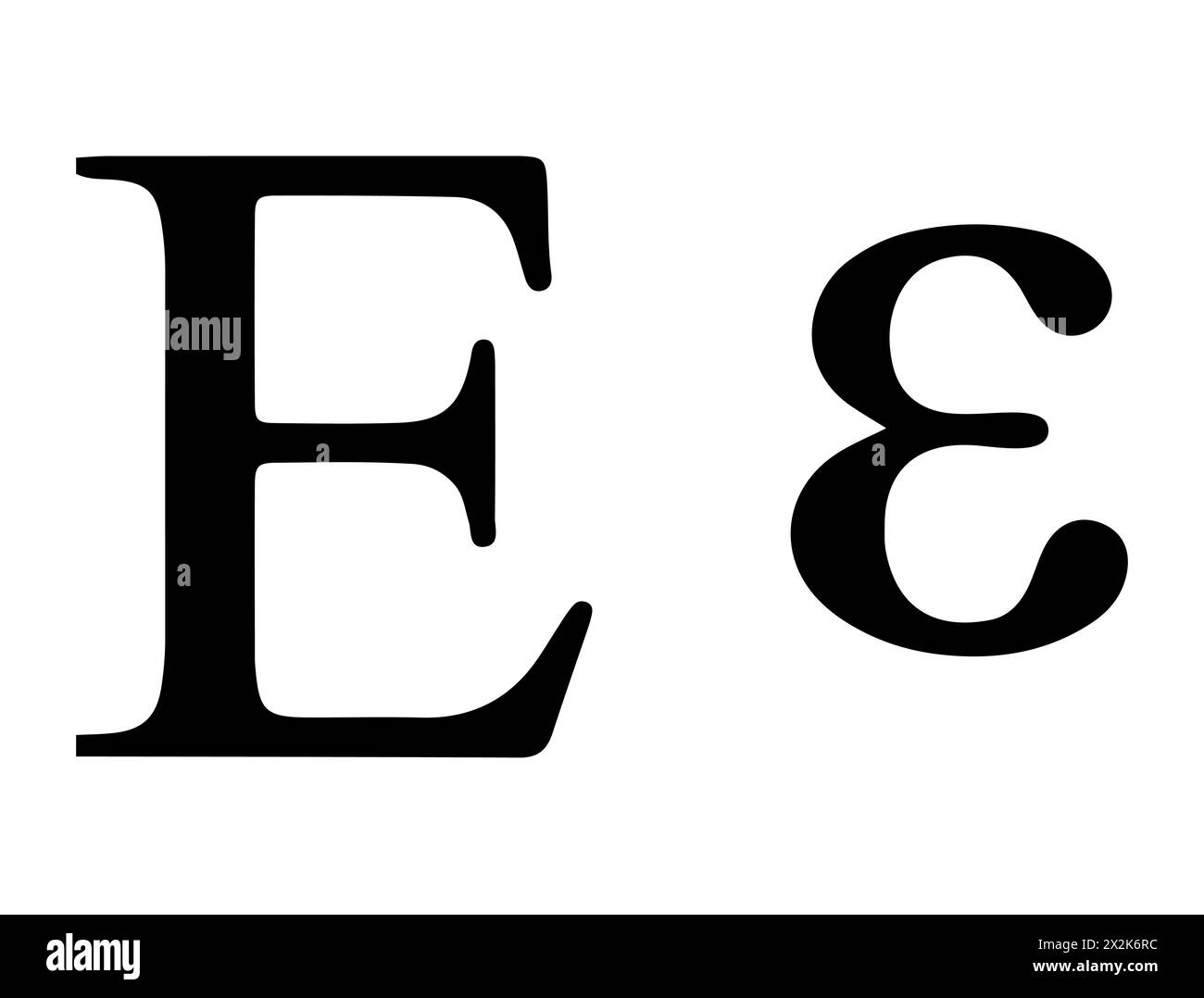 Greek alphabet silhouette vector art Stock Vector Image & Art - Alamy