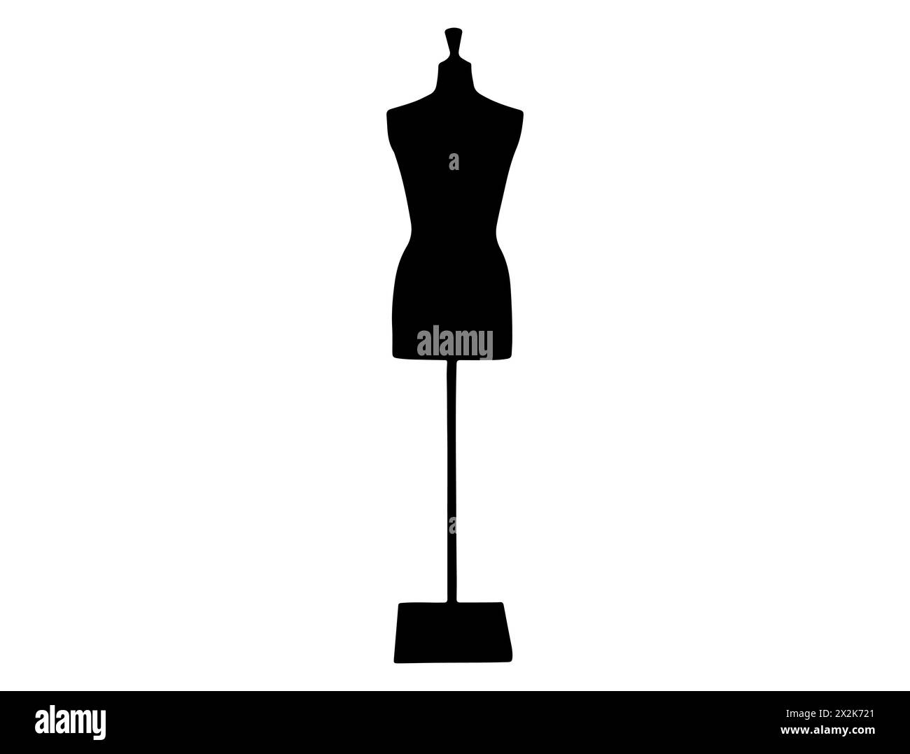 Vintage mannequin on white Stock Vector Images - Alamy