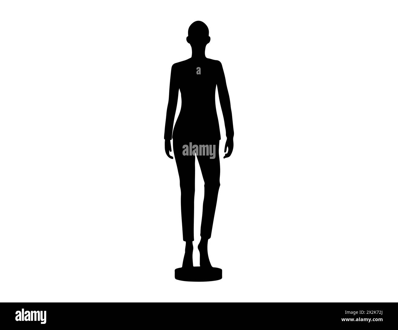 Vintage mannequin on white Stock Vector Images - Alamy