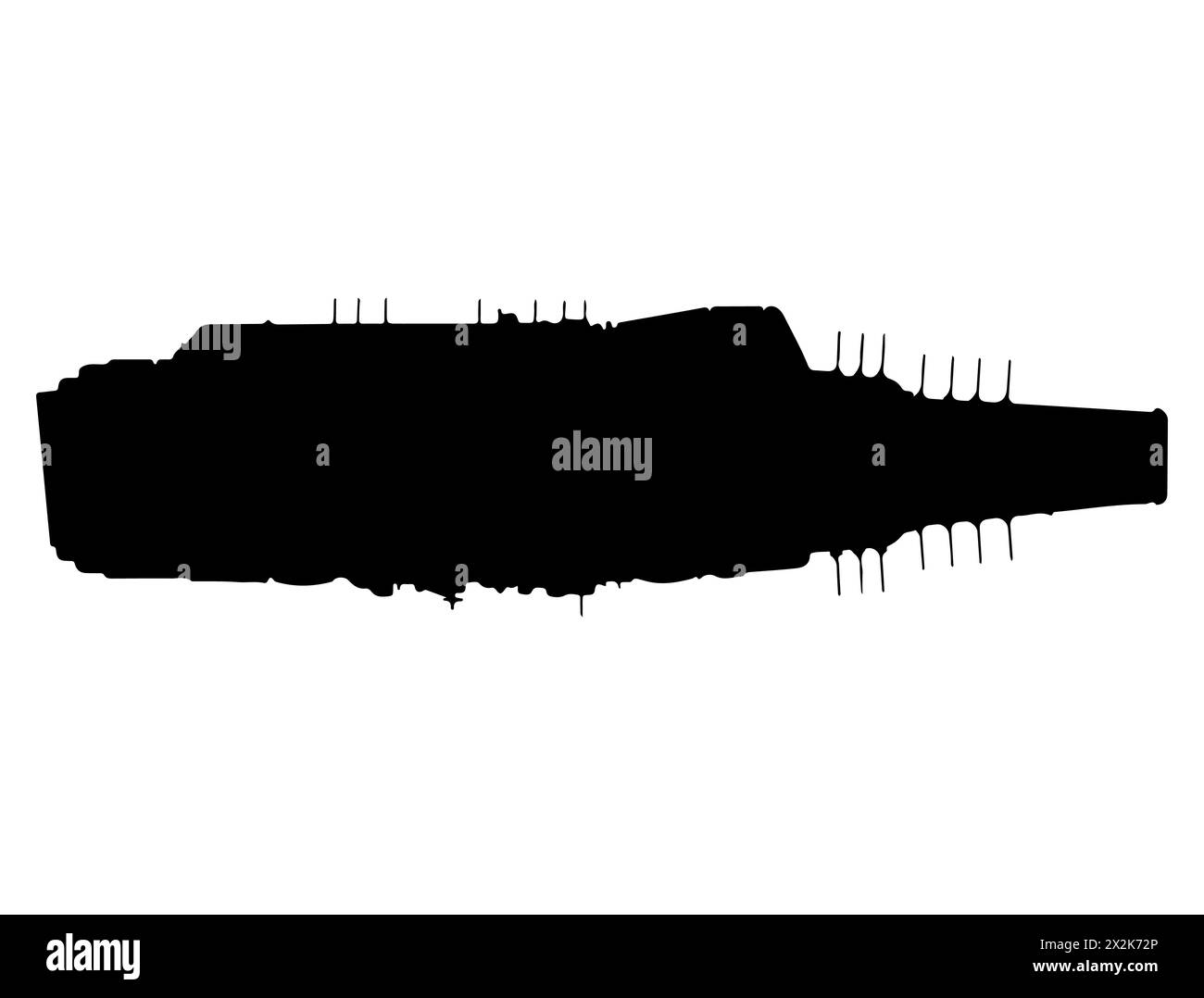 Aircraft carrier silhouette vector art Stock Vector Image & Art - Alamy